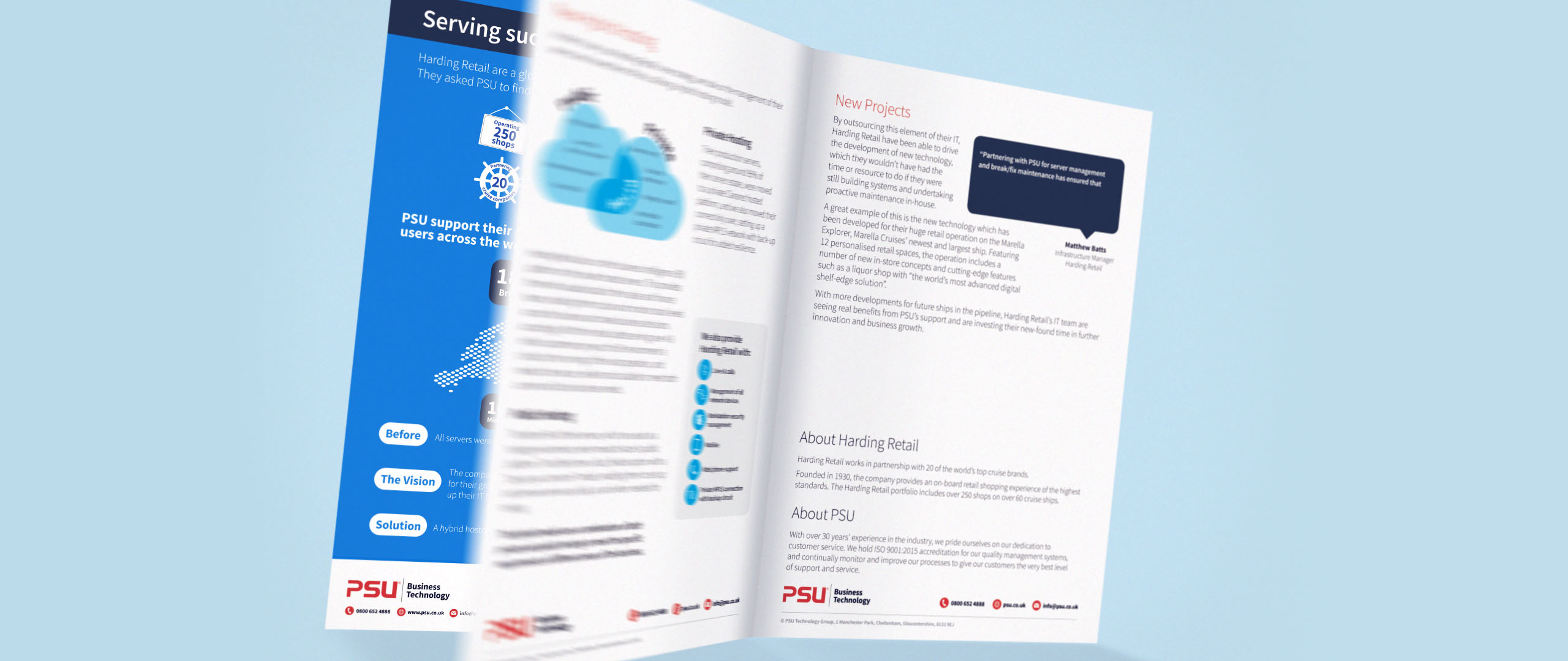 Incorporating motion graphics as a way to visualise a case study.