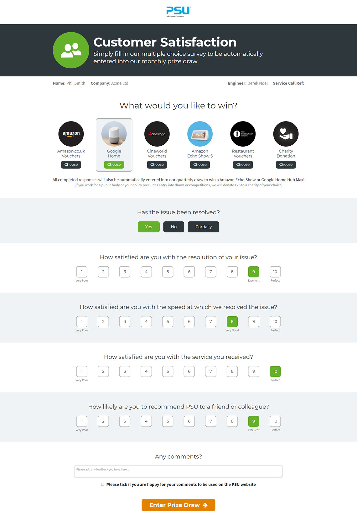 Helping achieve positive NPS response through simple user flow and ...